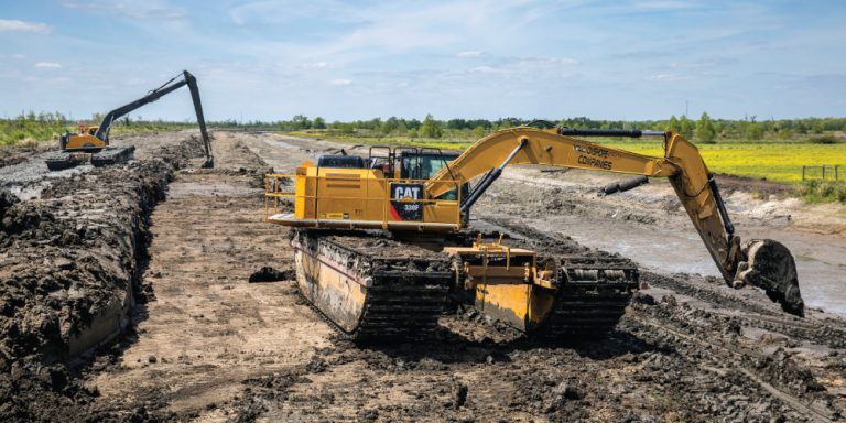 Levee Construction, Coastal Protection Louisiana, Onshore Materials ...
